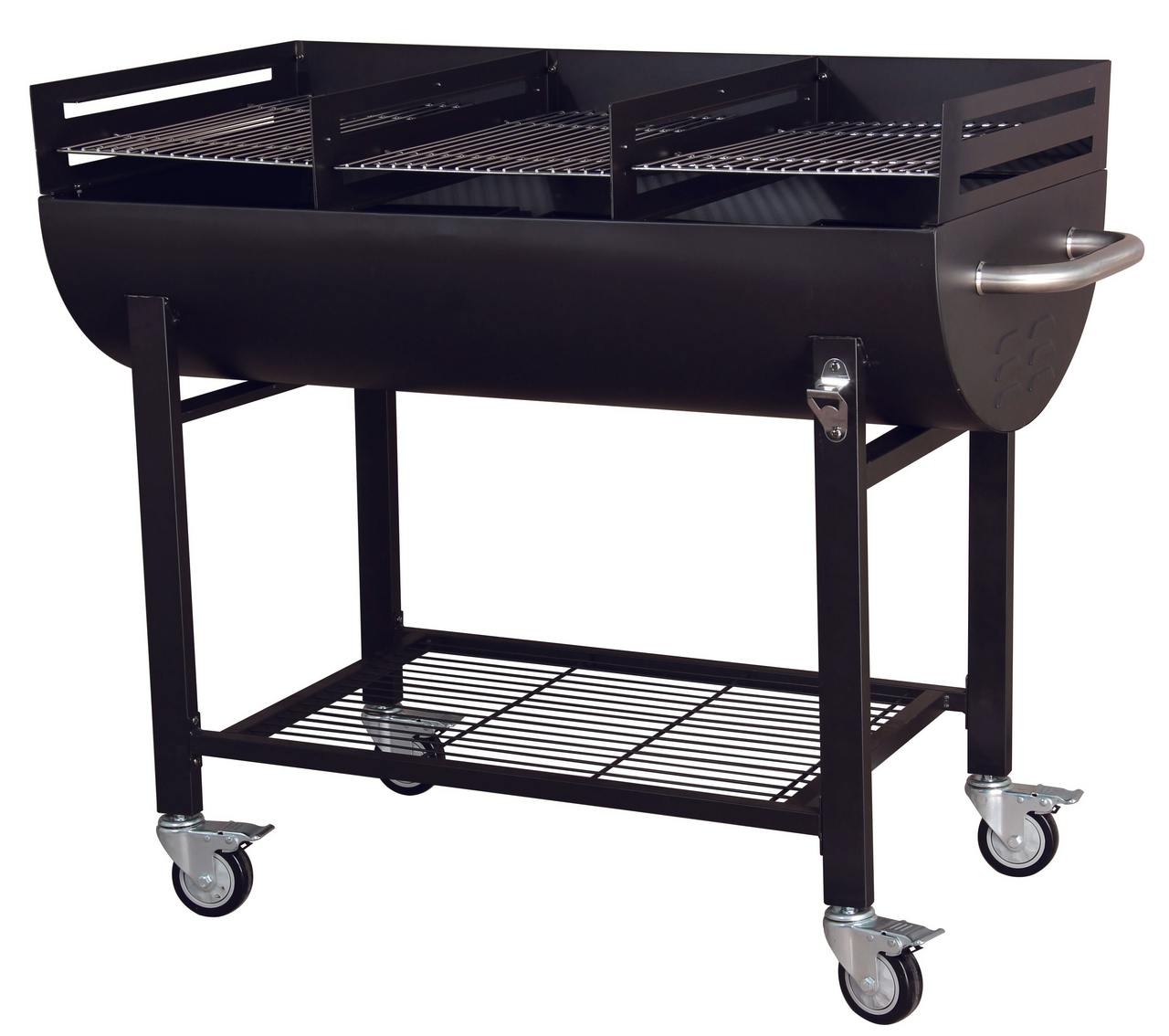 METRO Professional Holzkohlegrillwagen Deluxe Heavy Duty Party ...