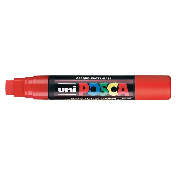 POSCA MARKER Marqueur pointe rectangulaire extra-large, à base d'eau ...
