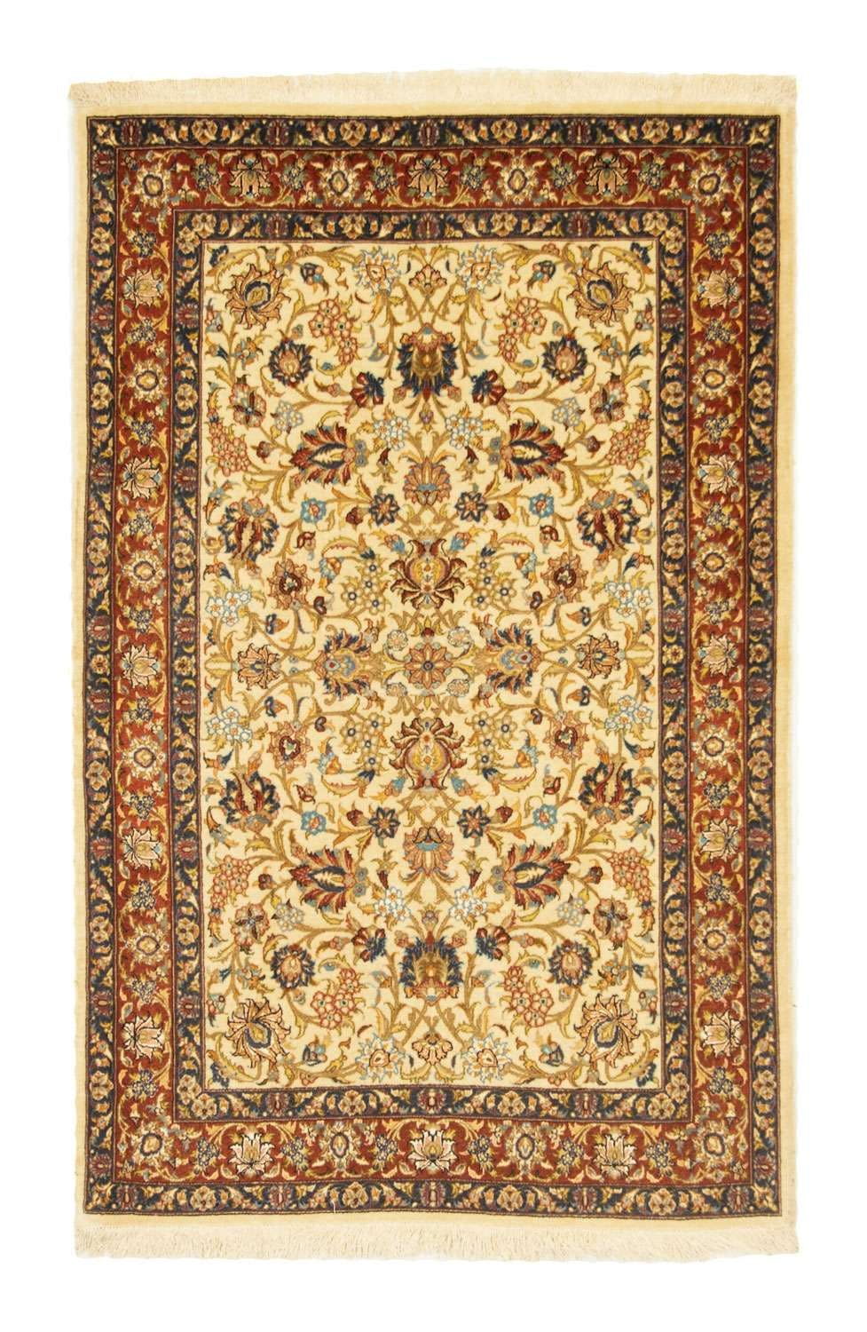 Perserteppich - Ghom - 186590 - 154 x 100 cm - beige - rechteckig | METRO