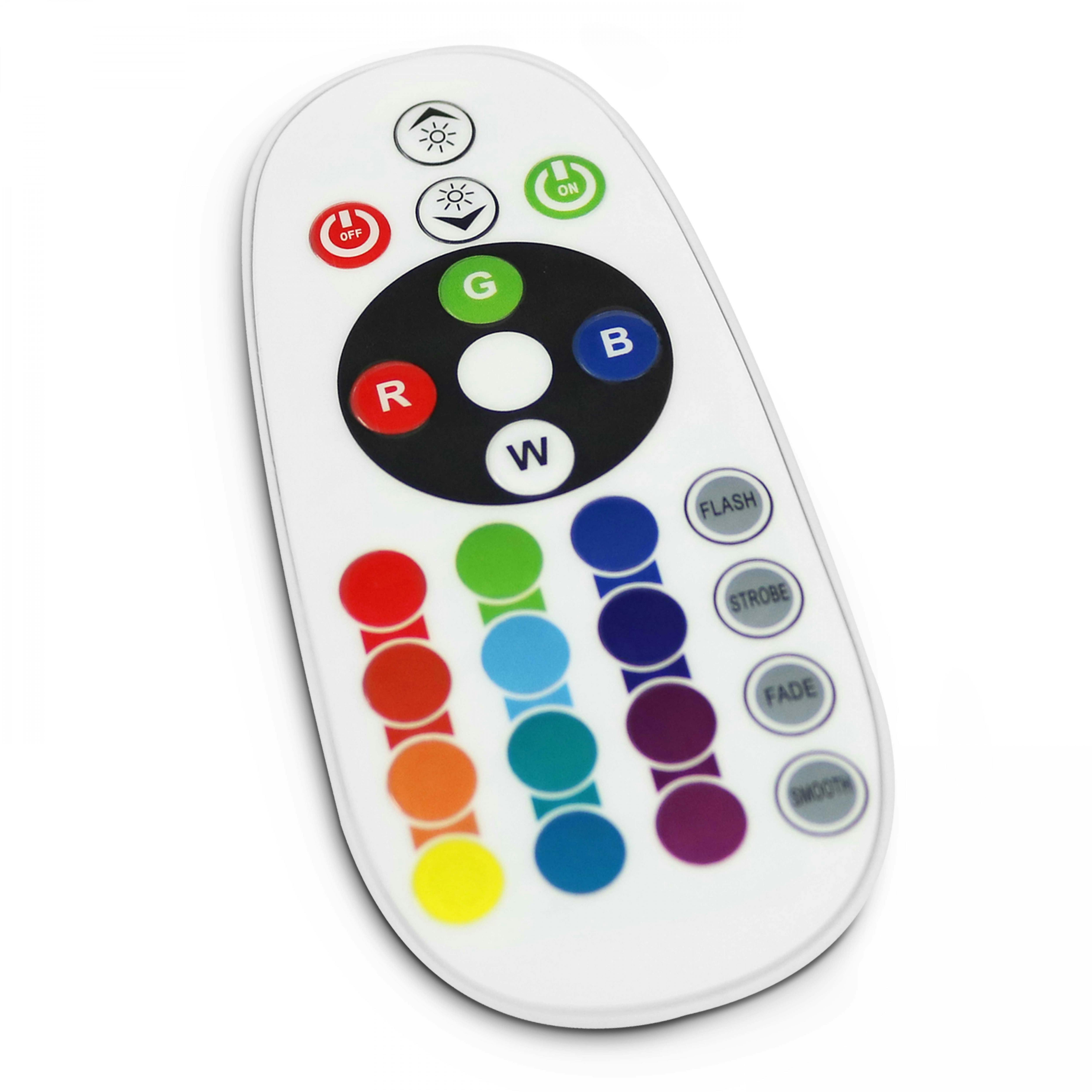 Witte afstandsbediening voor verlichte tuinmeubelen - Oviala | Makro