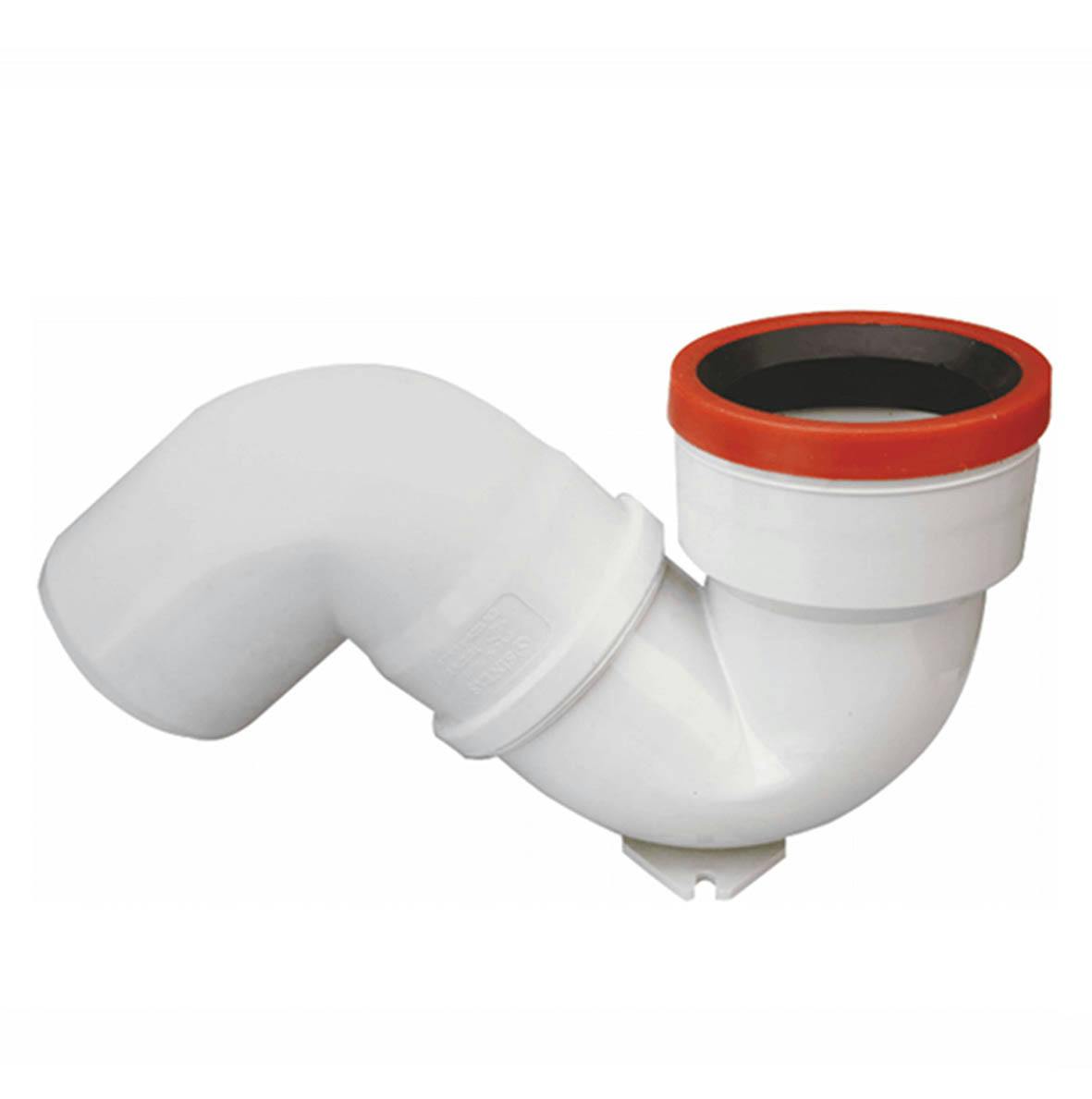 PVC-S-Siphon Geruchsverschluss Abflussbogen DN 110 für Hock-WC Alaturka ...