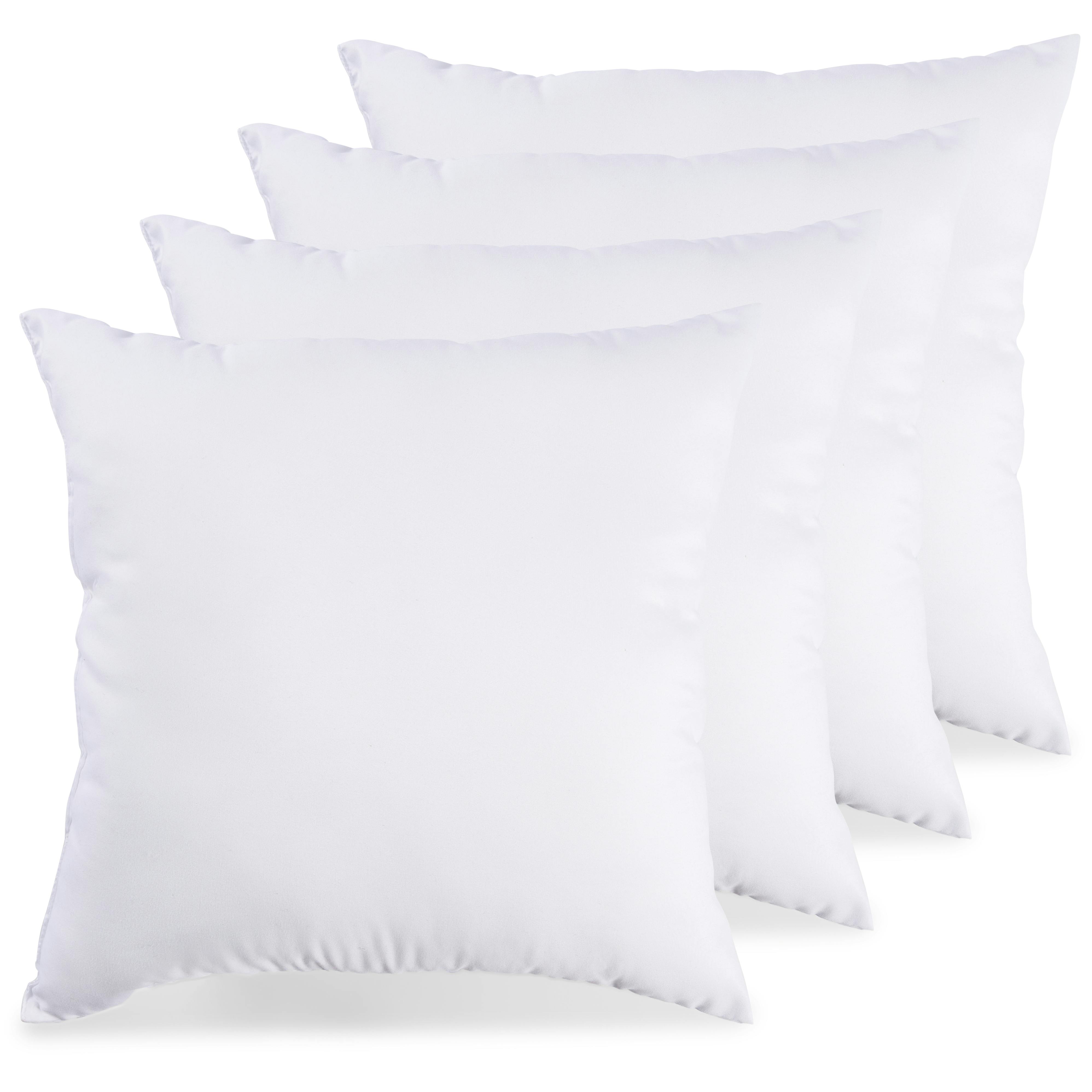 Decoper ® Kissenfüllung waschbares Innenkissen Bezug aus 100% Baumwolle | Füllung aus Polyester ...