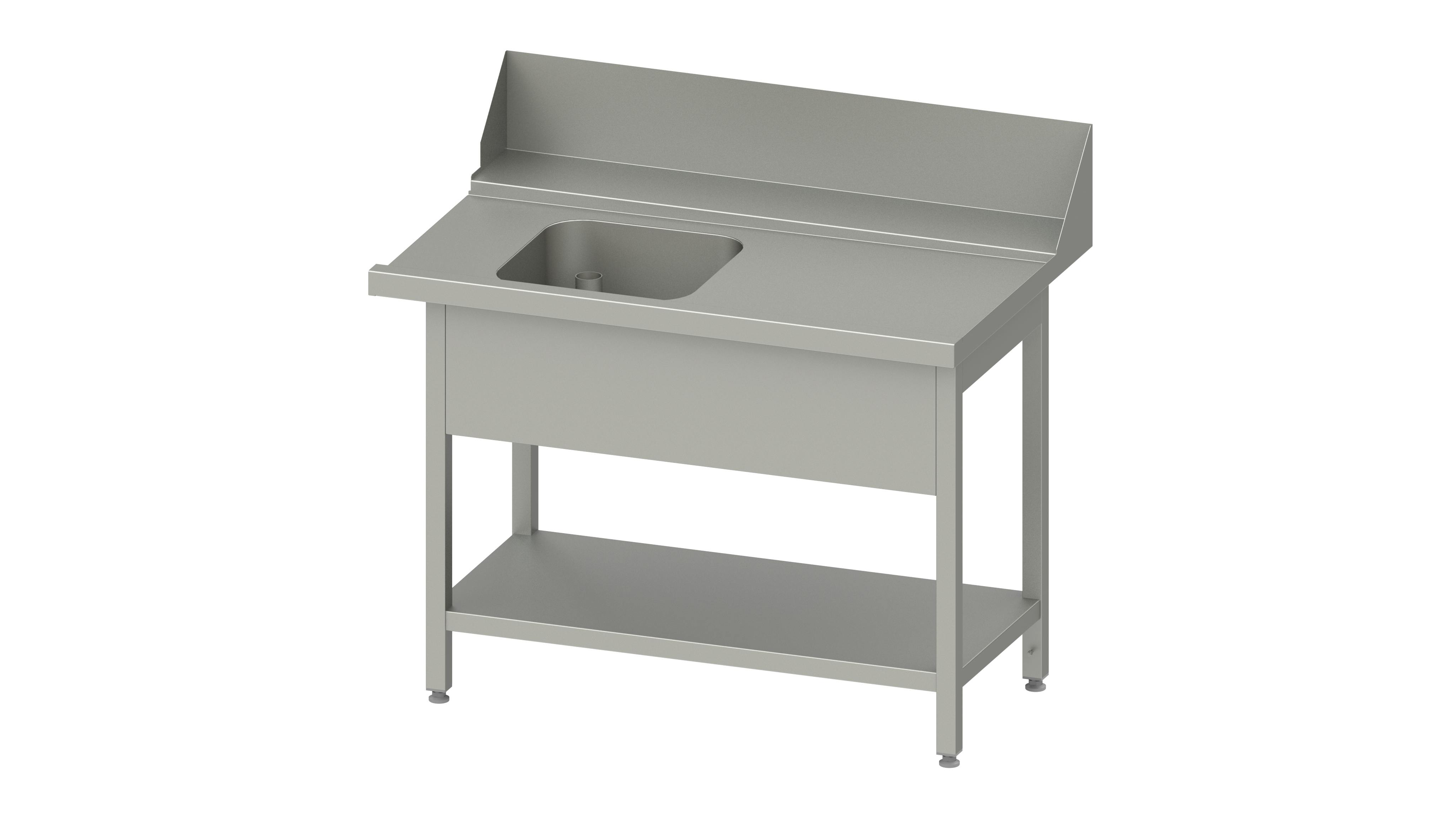 Tavolo di carico "PRO", guida a cestello con pendenza, con base e una ...