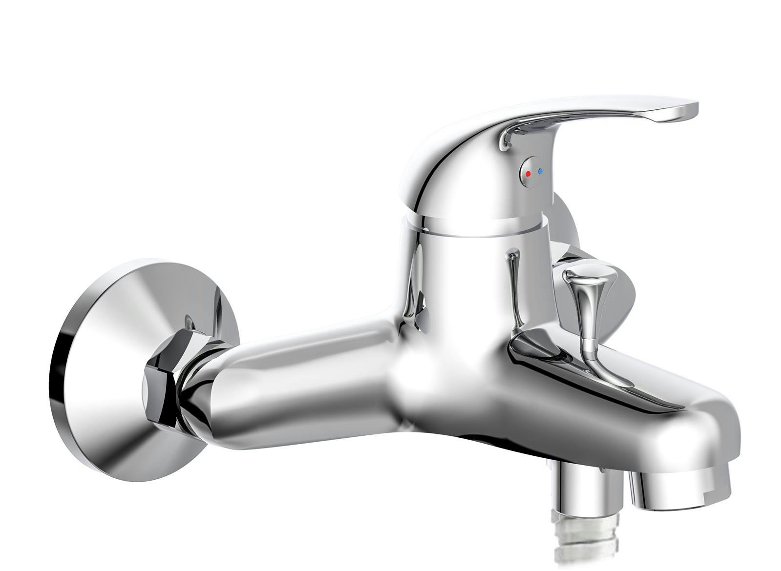 Schütte Badewannenarmatur ATHOS, Mischbatterie Wannenarmatur, Chrom | METRO