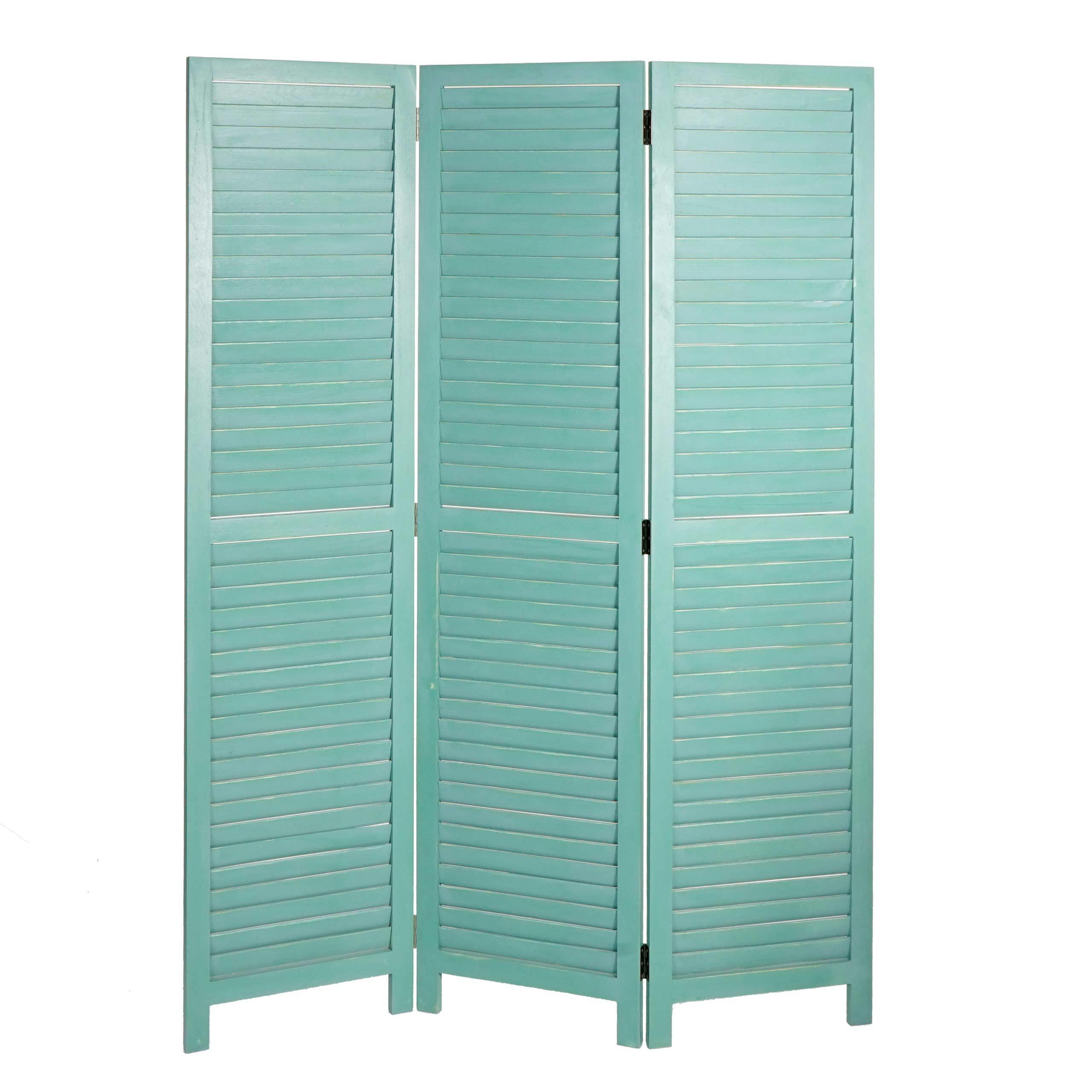 Biombo HWC-C30, biombo separador de ambientes, aspecto shabby vintage ...