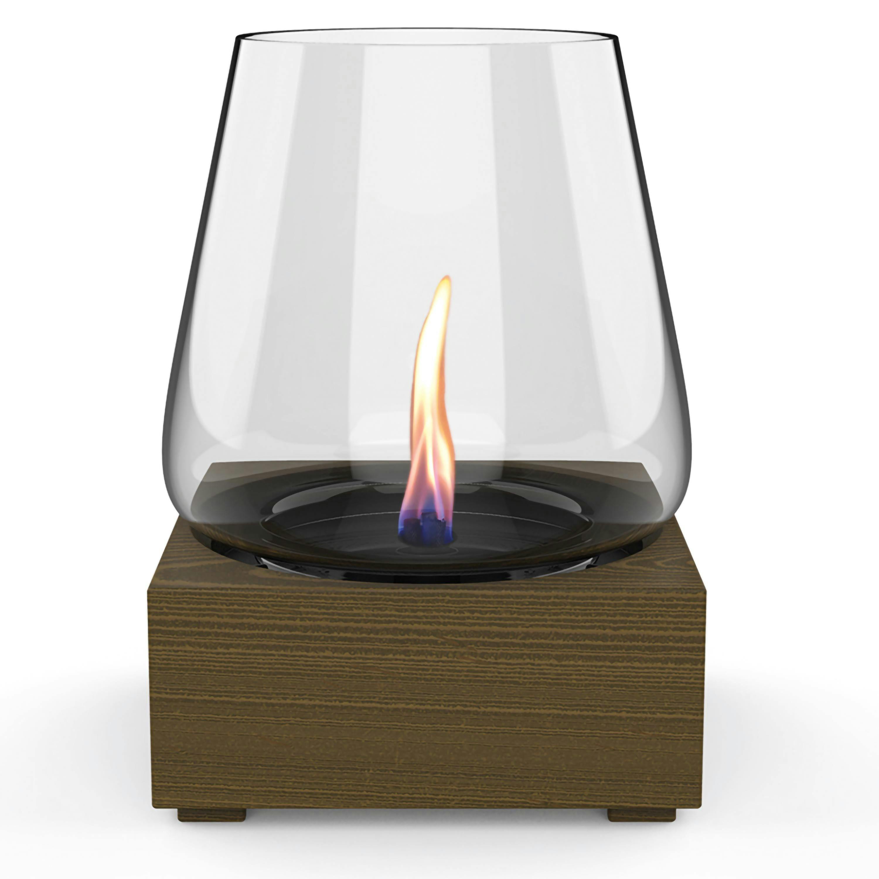 Tenderflame - Tenderflame Lantern - Poppy 17 Vela de mesa Black Oak recargable con líquido ...