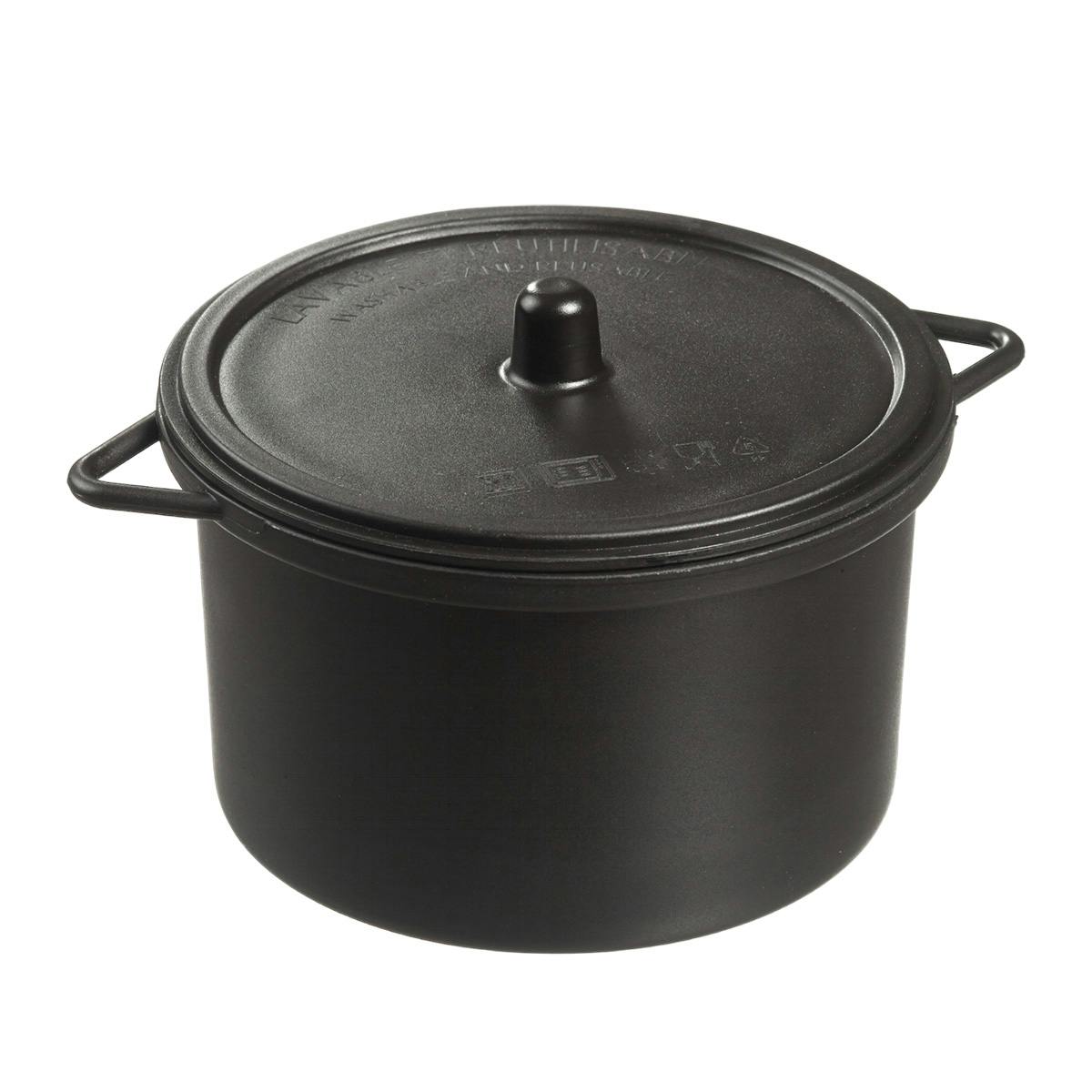 SOLIA Cocotte LOOP avec couvercle PP noire 650 ml - DP20000 - par 80 ...