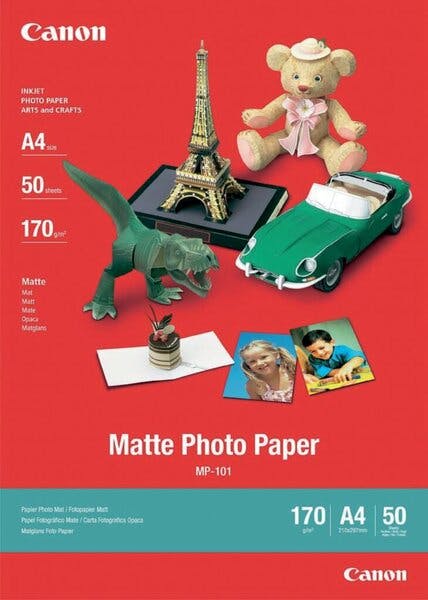 Canon Pack De 1 Papier Photo Matte 170g/m2 - Mp-101 - - A4 - 50 ...