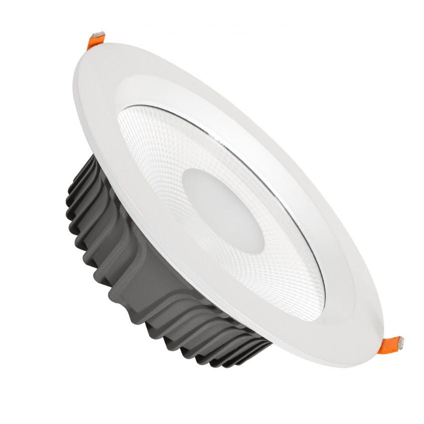 efectoLED Foco Downlight LED 30W COB Circular Corte Ø 200 mm Blanco Neutro 3800K - 4200K | Makro