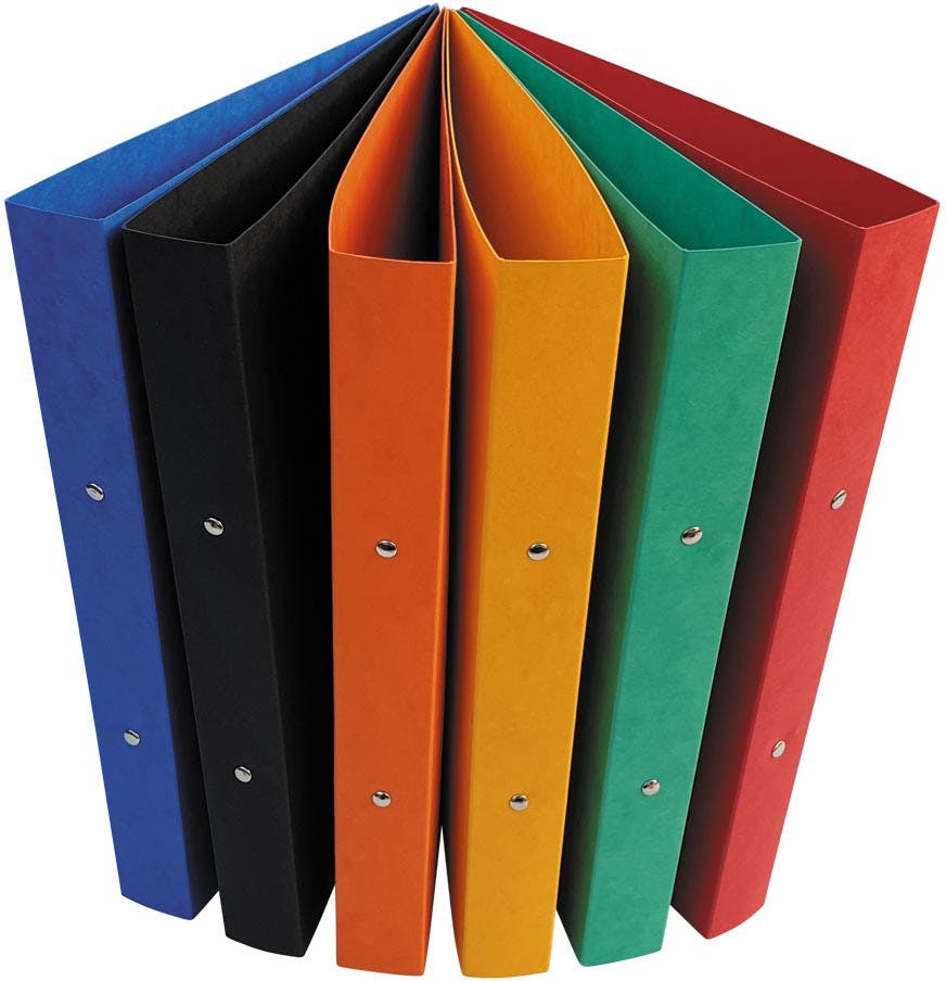 Bronyl ringmap, voor ft A4, uit glanskarton, 2 ringen van 25 mm ...