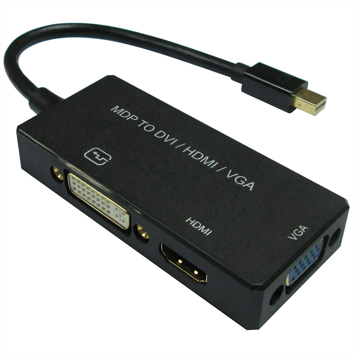 VALUE adapterkabel Mini DisplayPort - VGA / DVI / HDMI, v1.2, Actief ...
