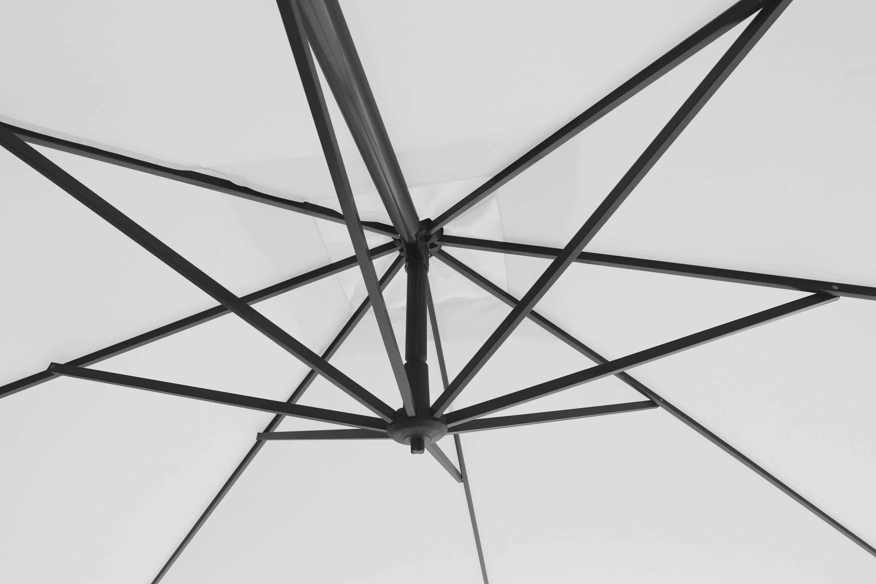 METRO Professional Ampelschirm, Aluminium / Stahl / Polyester, 3 x 3 m ...