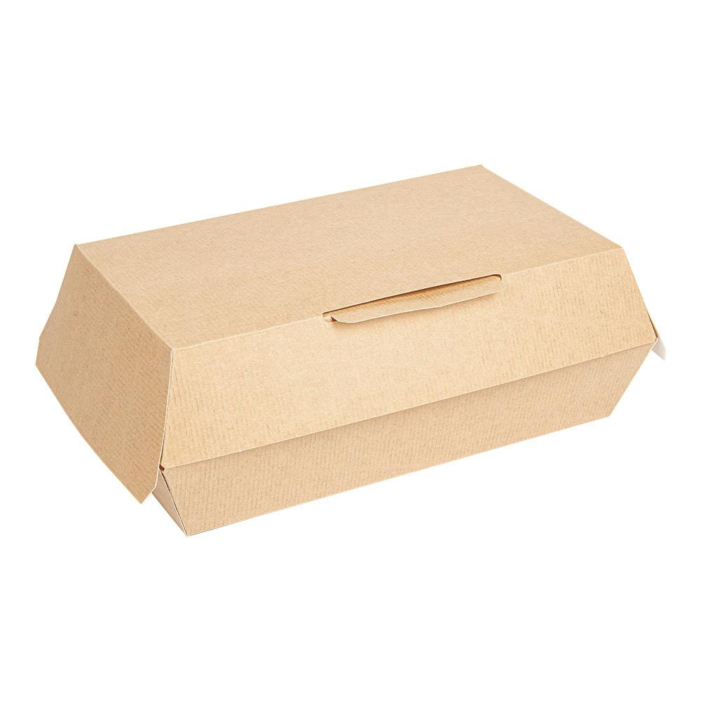 Caixas "Lunch Box" 'Thepack' 220 G/M2 22X13X7,5 Cm Natural Cartão ...
