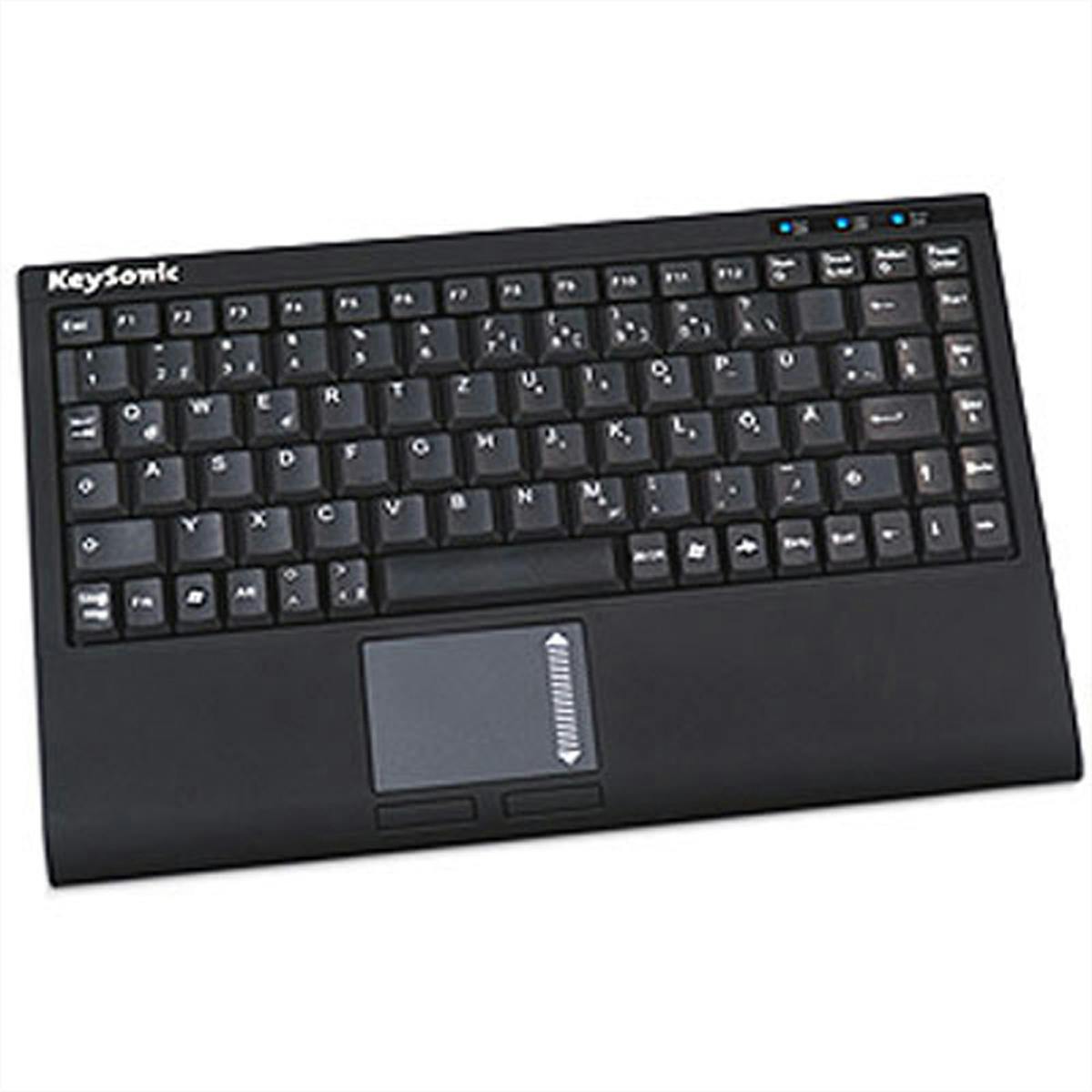 KeySonic ACK-540 U+ Mini-Keyboard mit integriertem Touchpad USB | METRO