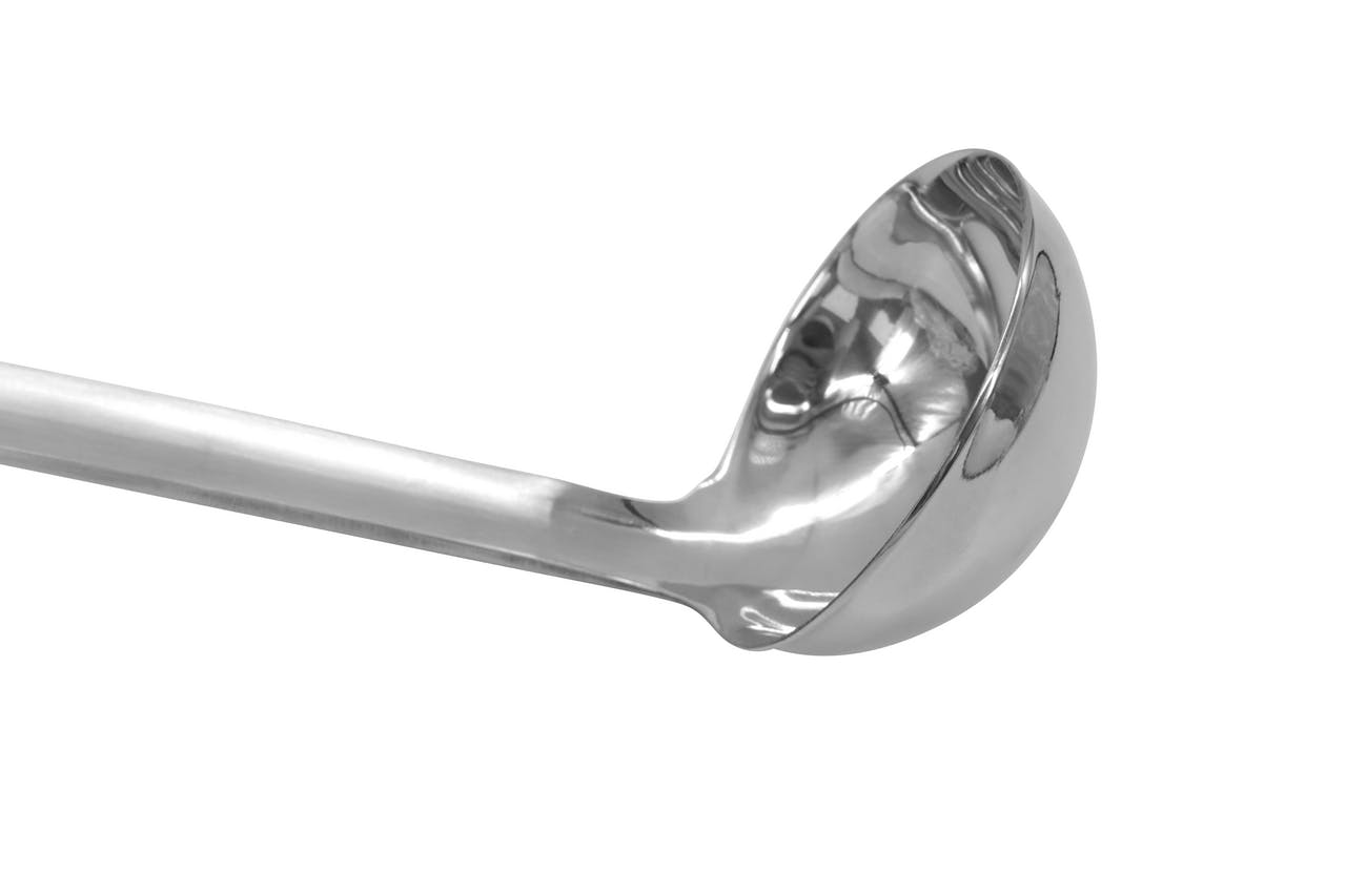 METRO Professional Pollepel met haak, roestvrij staal, Ø 7 cm, 80 ml ...