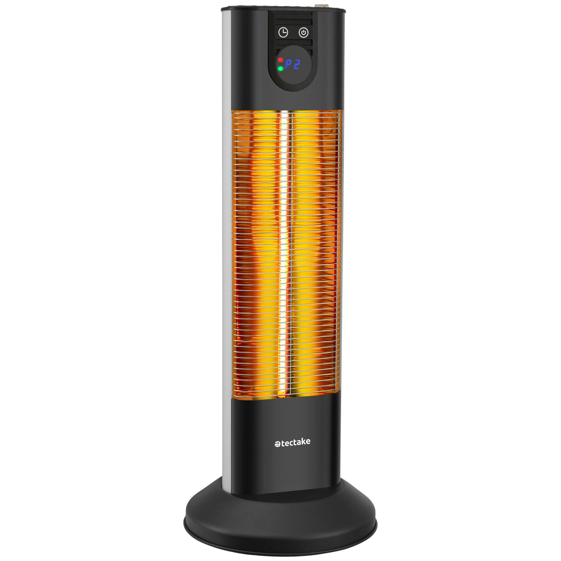tectake Calefactor radiante por infrarrojos Solaris Terra 1500 W con ...