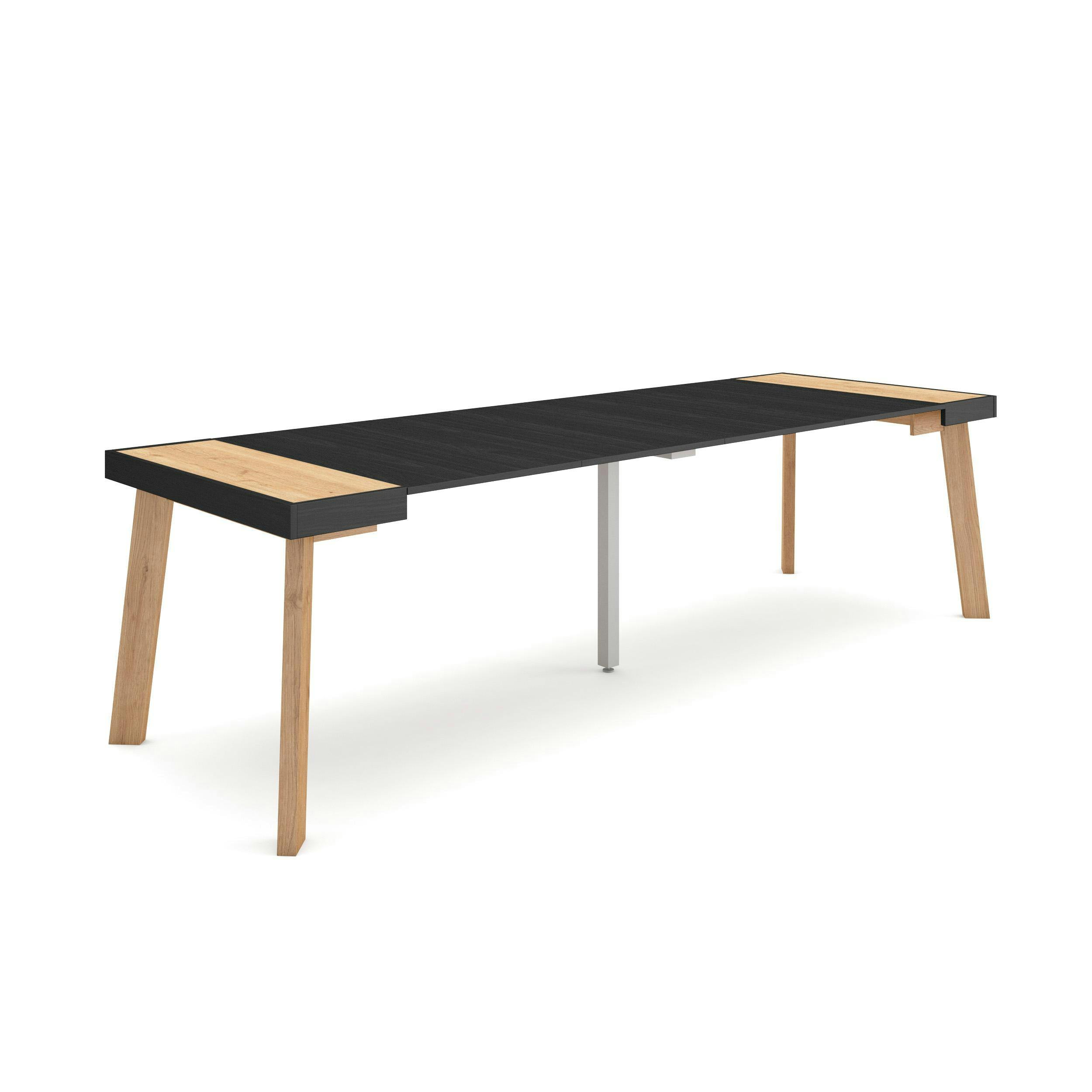 Uitschuifbare Consoletafel, Console table, 262x90x73cm, Voor 12 ...