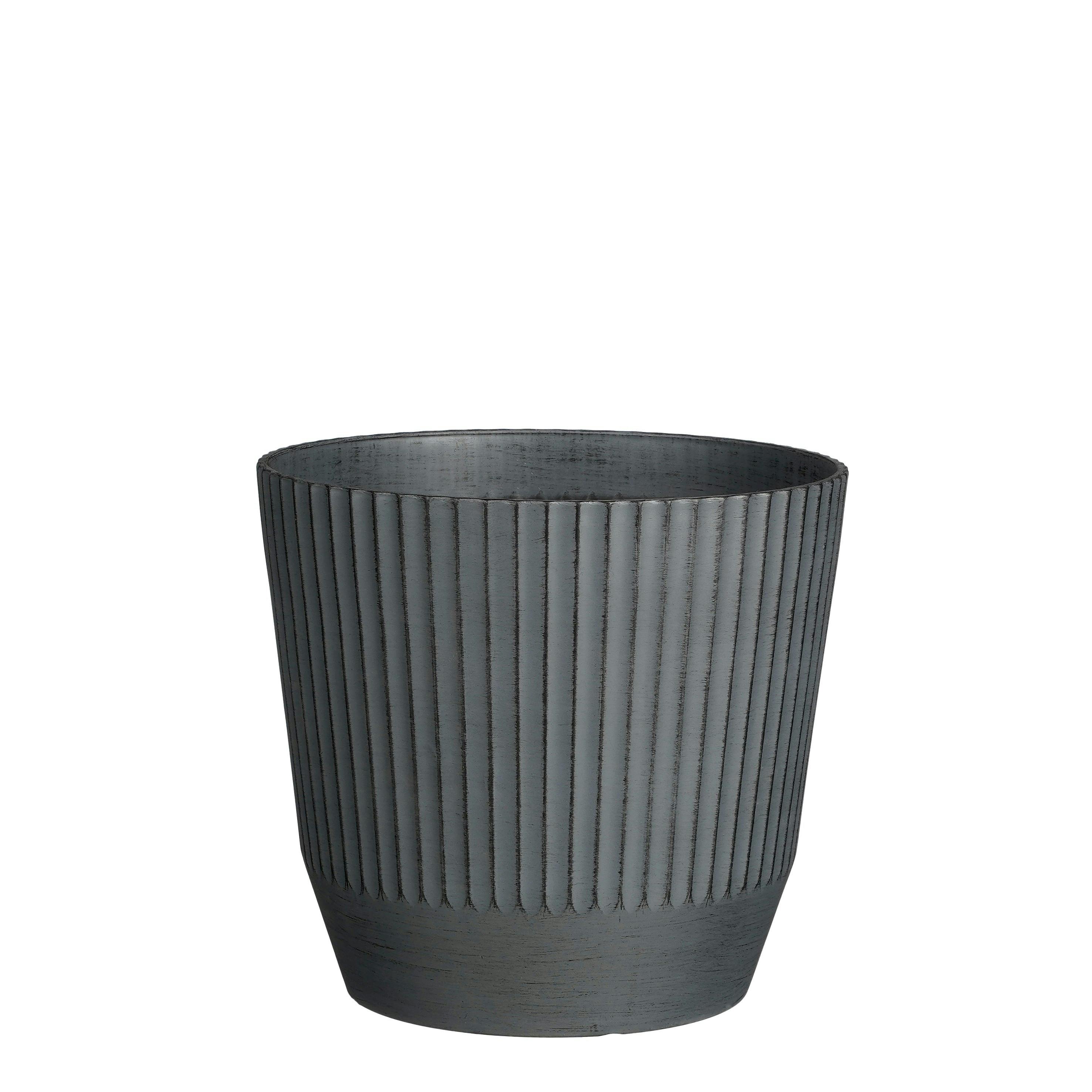 Rio pot rond d.grijs - h28xd31cm | Makro