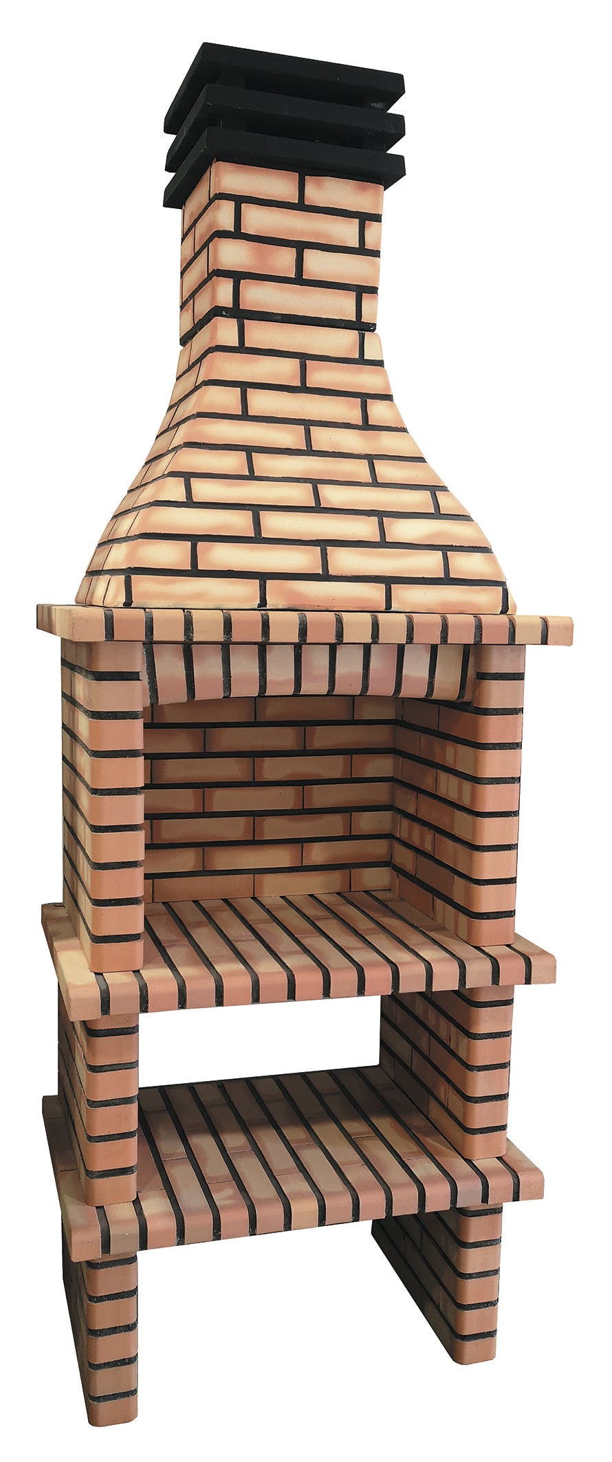 BBQ BRICK - Barbacoa simple construido con ladrillo y cemento ...