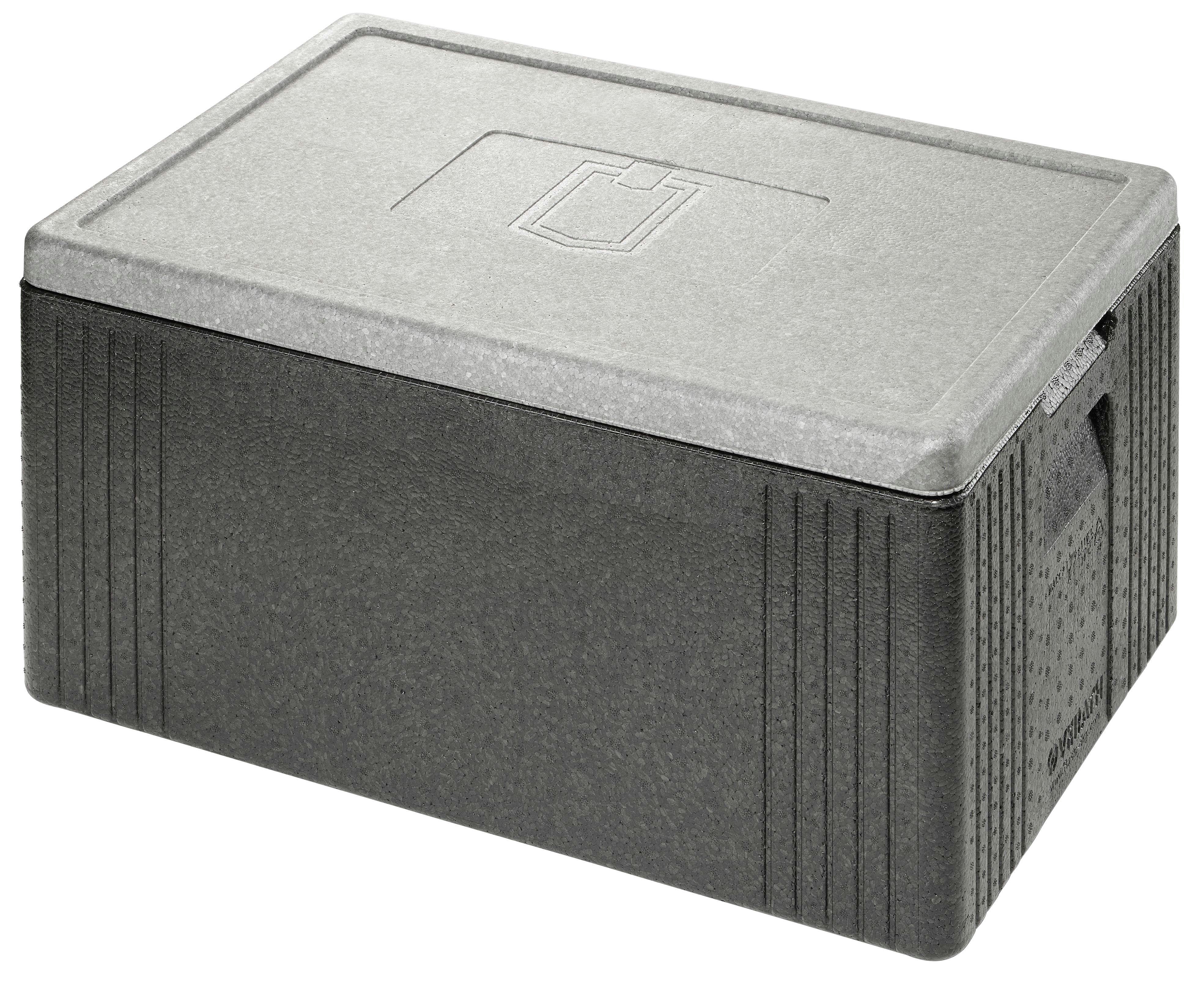 METRO Professional Thermobox GN1/1, EPP, 44 L, Toplader, zwart/grijs | Makro