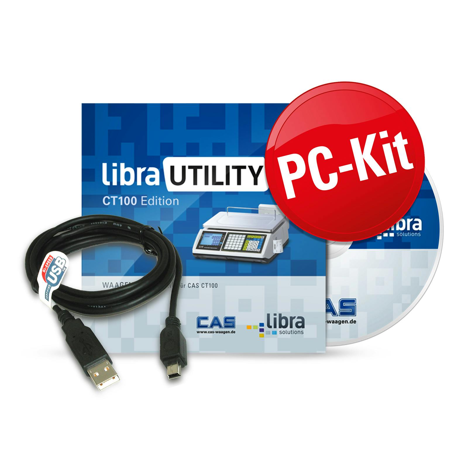 CAS Kit PC logiciel de programmation pour la balance CT100 | METRO