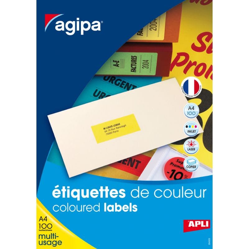 agipa Adress-Etiketten, 70 x 31 mm, grün | METRO