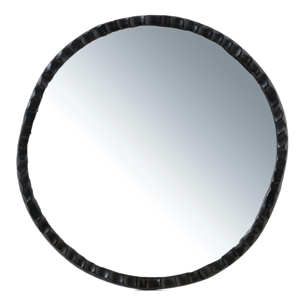 Miroir rond noir - Rond Aluminium Amadeus 3x69 cm | METRO