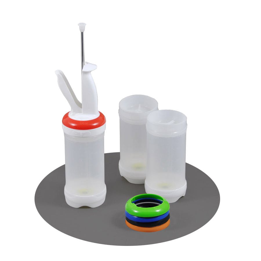 Portion Pal Kit "S" 500ml, avec couvercle à 1 trou - kit complet | METRO