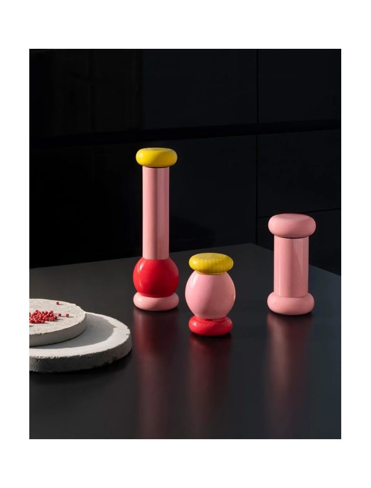 mp0210, rosa salz-, pfeffer- und gewürzmühle, Alessi | METRO