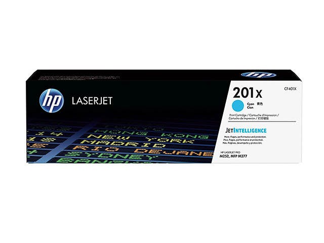 HP CF401X Cyan Cartouche de Toner ORIGINALE - 201X | METRO