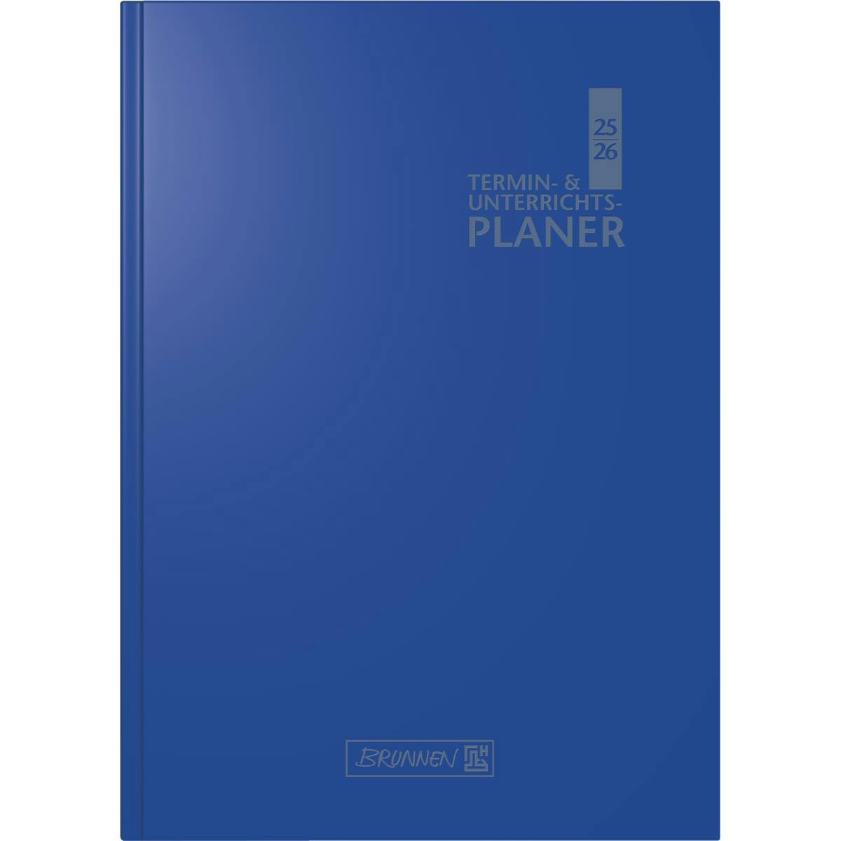 Lehrerkalender 1 Woche/2 Seiten 2025/2026 ca. A5 17x24cm Baladek blau ...