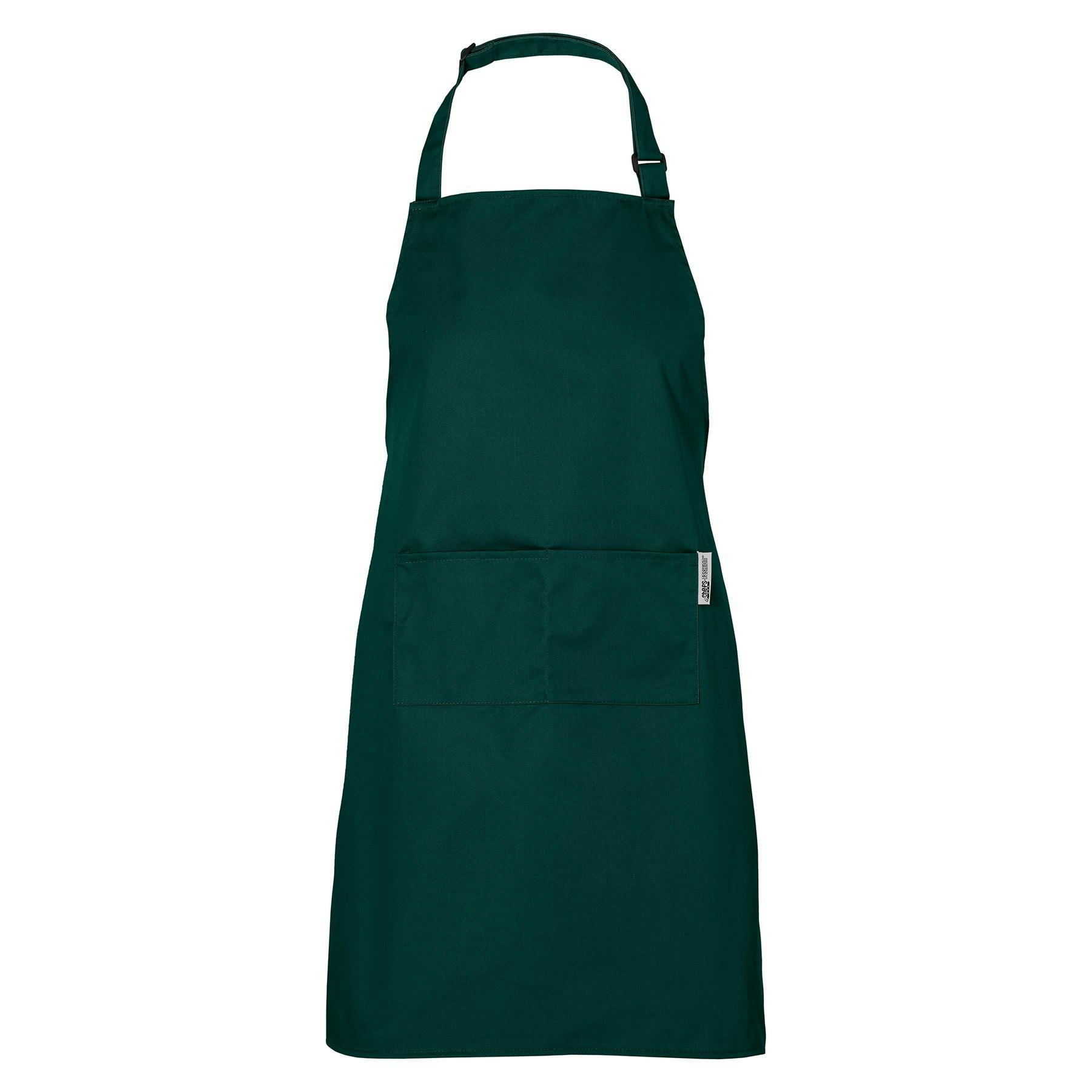 Chefs Fashion - Keukenschort - Warm groen Schort - 2 zakken - Simpel ...