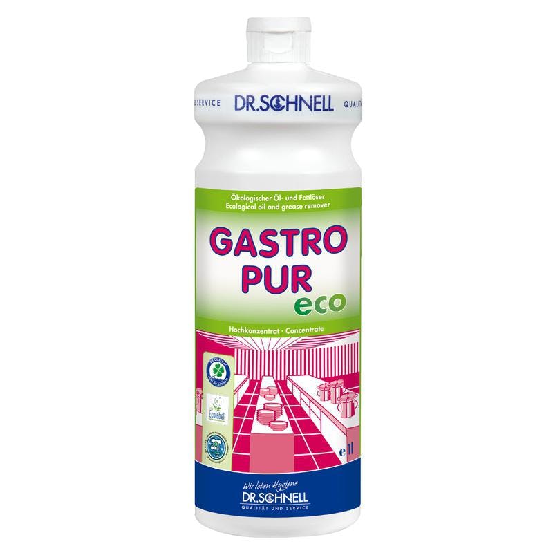 Dr.Schnell GASTRO PUR Eco Ökologischer Öl- und Fettlöser 1 l Flasche ...