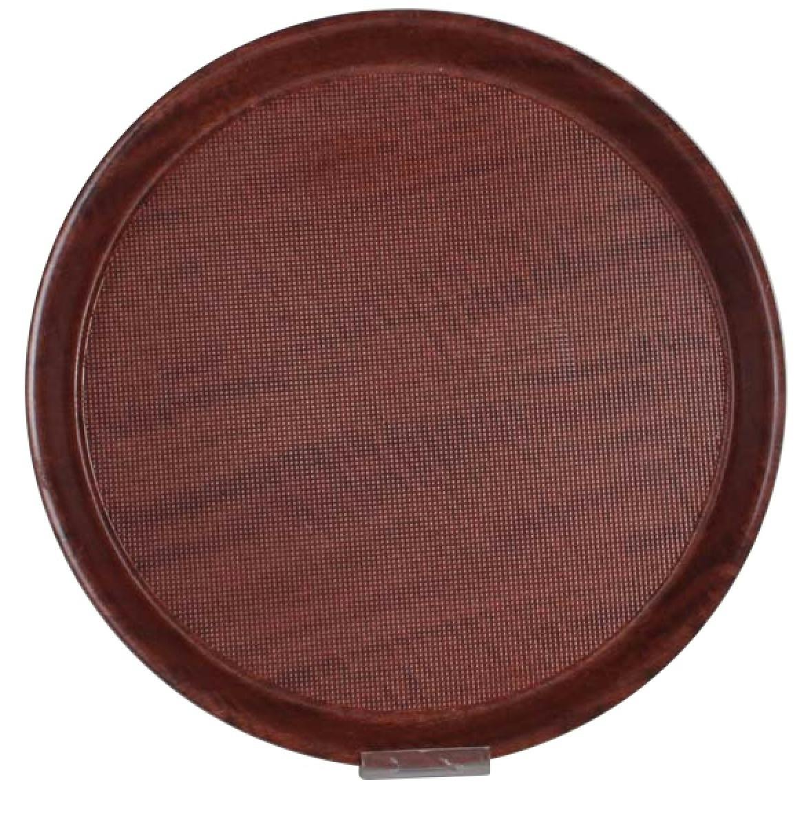 METRO PROFESSIONAL Dienblad, multiplex, Ø 33 x 3.5 cm, rond, bruin | Makro