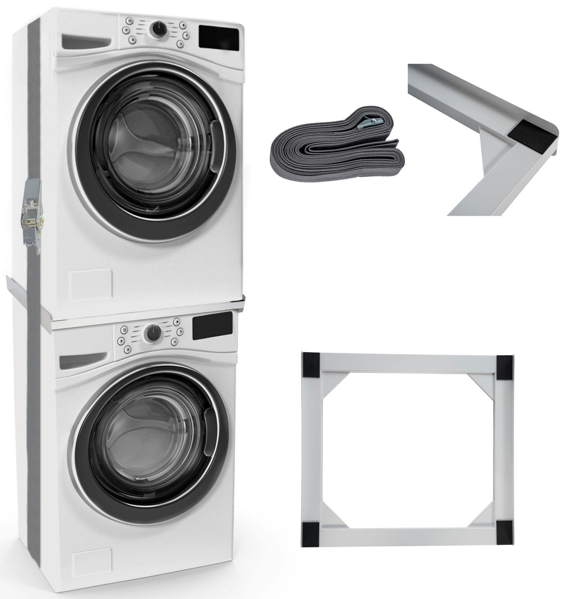 DELUKE® Verbindungsrahmen für Waschmaschine/Trockner EDEO - 60cm Breit ...