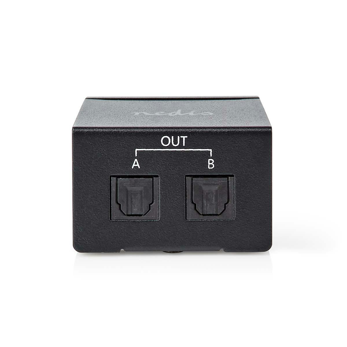 Nedis TosLink-Splitter - 2-wegs - Input: TosLink Female - Output: 2x ...
