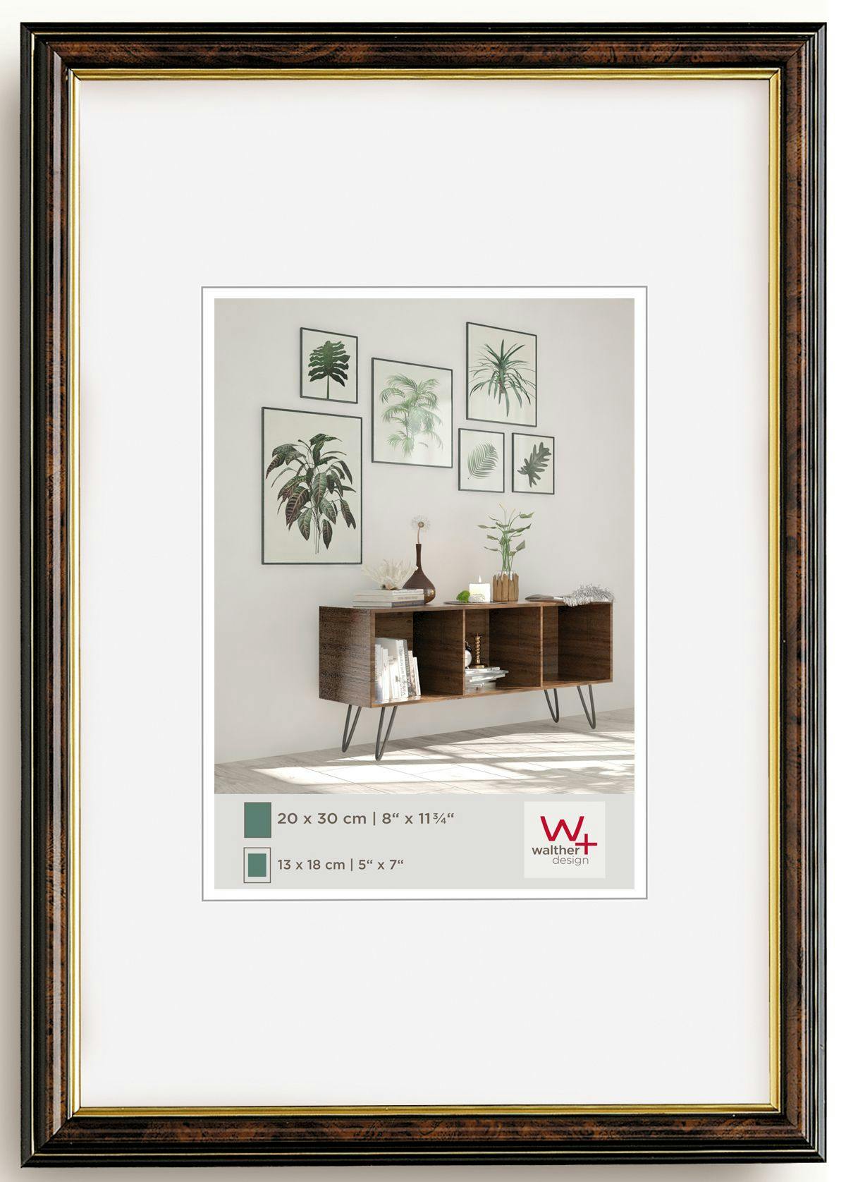 Cadre Smell PS, noyer, 9 x 13 cm | METRO