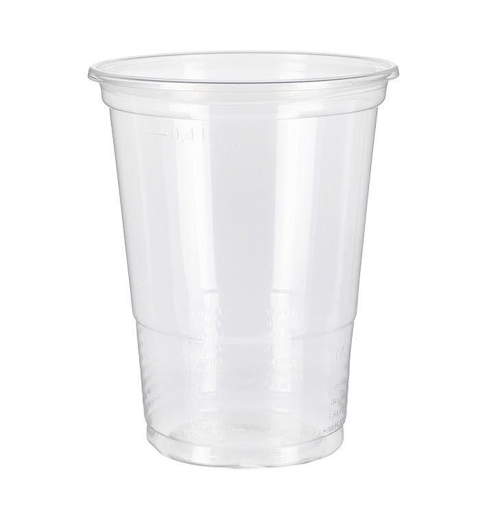 MONOUSO - Herbruikbare Plastic Beker PP Transparant 500ml Ø9,4cm (50 stuks) | Makro