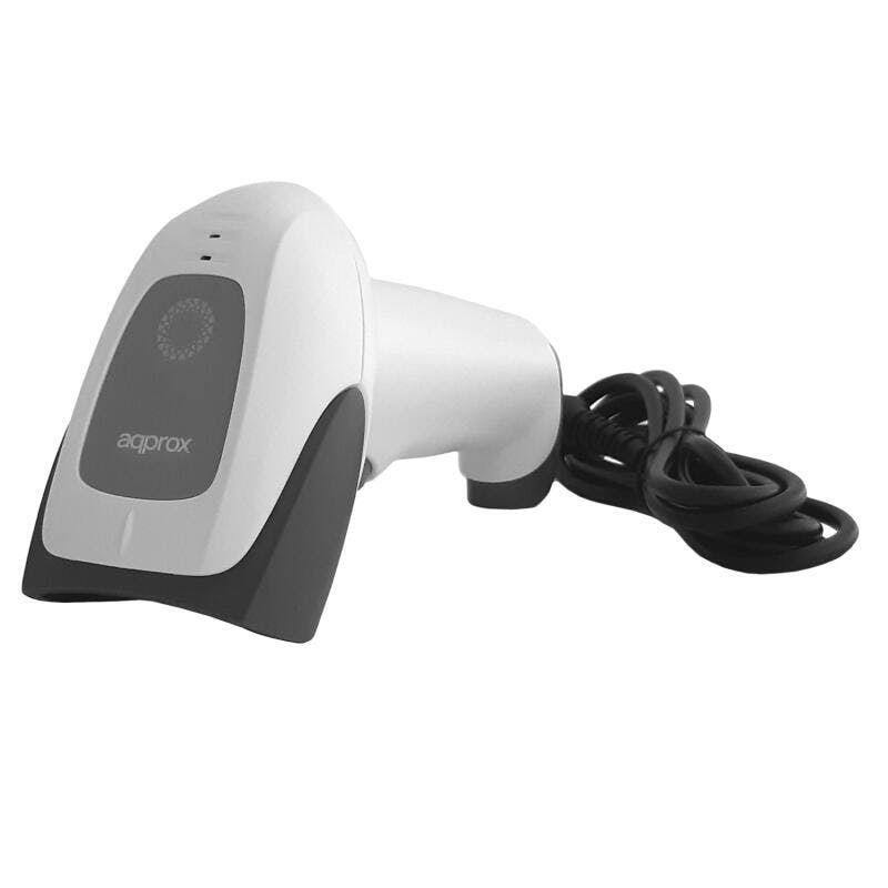 Barcode Scanner Approx Appls22Wh Barcode Scanner White 2D/1D Interface ...